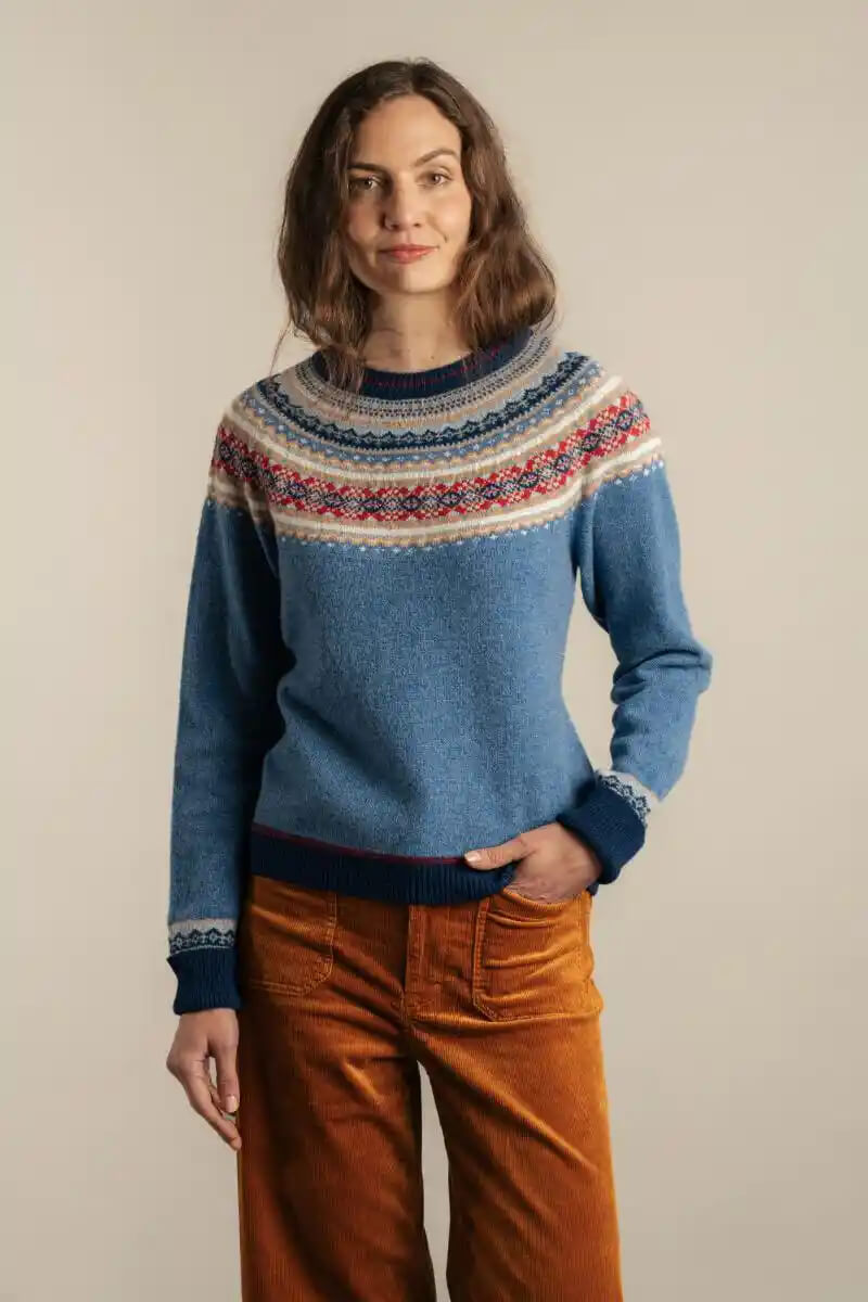 ERIBE Alpine Sweater Blue-Morning (short) – Paperdoll