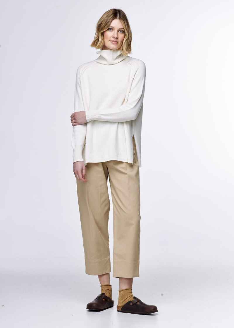 ZAK & PLO Cabletrim RNeck Snow – Paperdoll